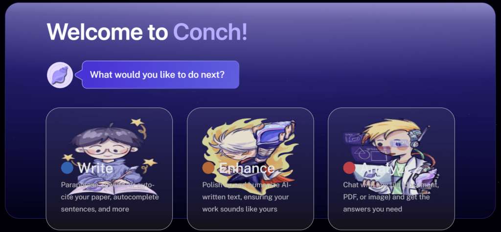 What is Conch AI? Pricing, Referral Plan And How to Get it